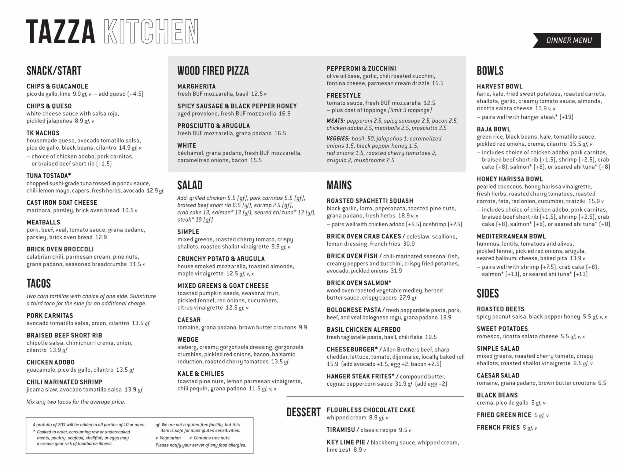 Alverser Plaza - Tazza Kitchen